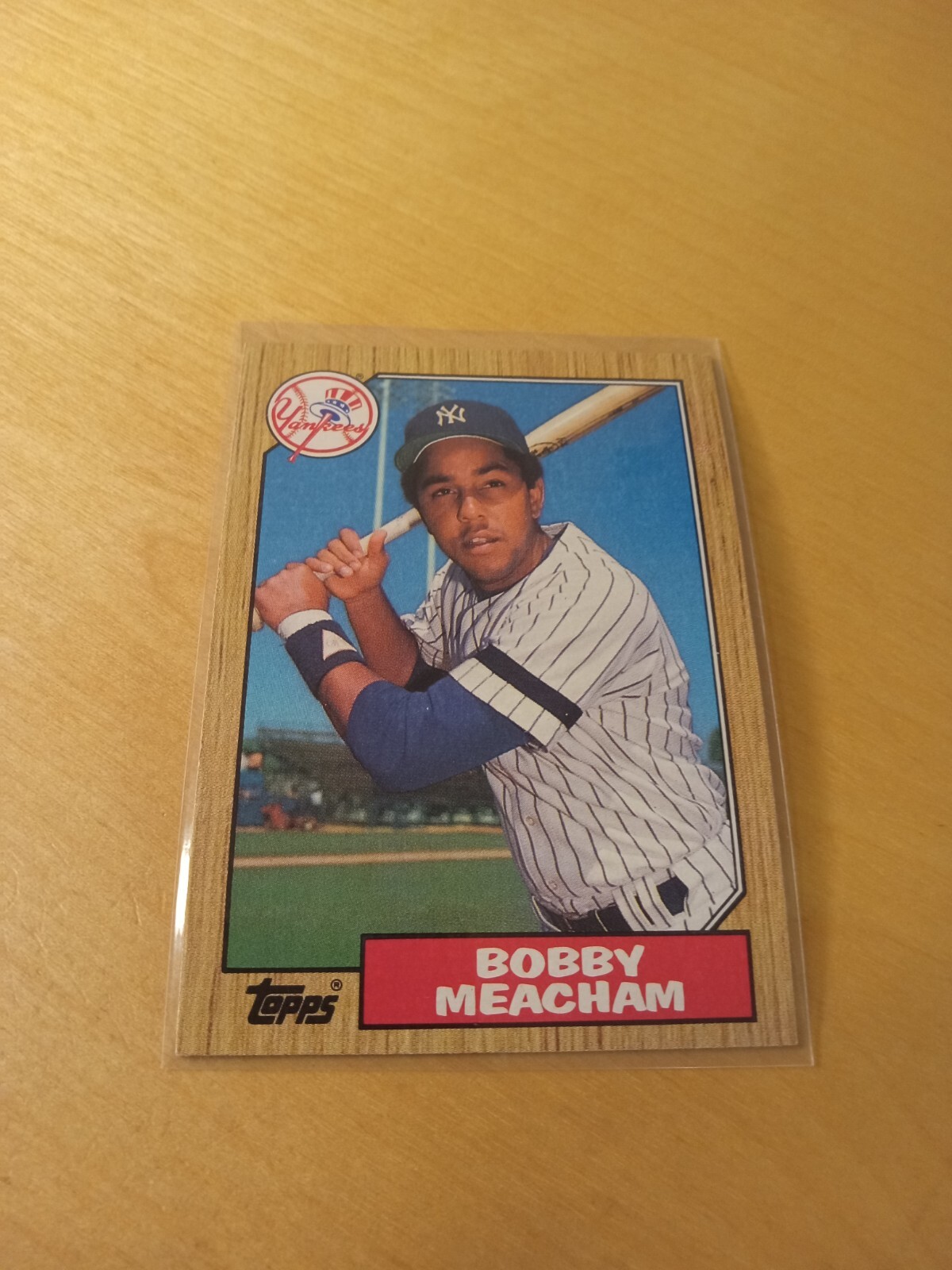 1987 Topps #62 BOBBY MEACHAM New York Yankees Baseball Card, Shortstop ...