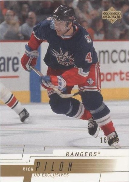 2000-01 Upper Deck - Exclusives Gold #348 Rich Pilon /25 for sale ...