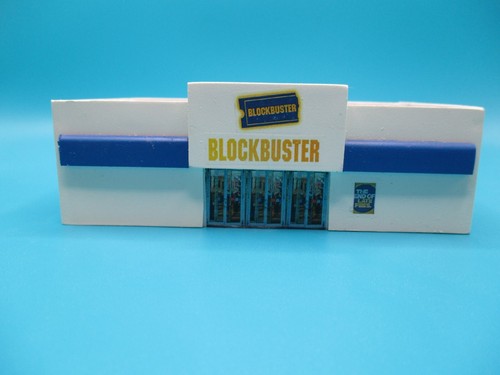 N SCALE BUILT-UP CUSTOM STRUCTURE - "BLOCKBUSTER" VIDEO STORE - GREAT ...