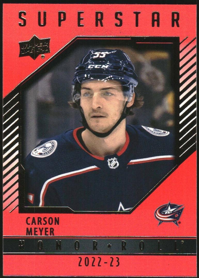 2022-23 Upper Deck Series 2 - Honor Roll Carson Meyer #HR73 Red Rainbow ...