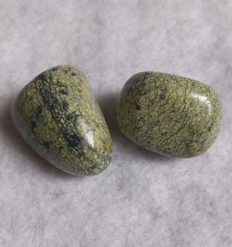 2 Rare HTF Dragons Skin Serpentine Tumbles 18.8 Gr | eBay