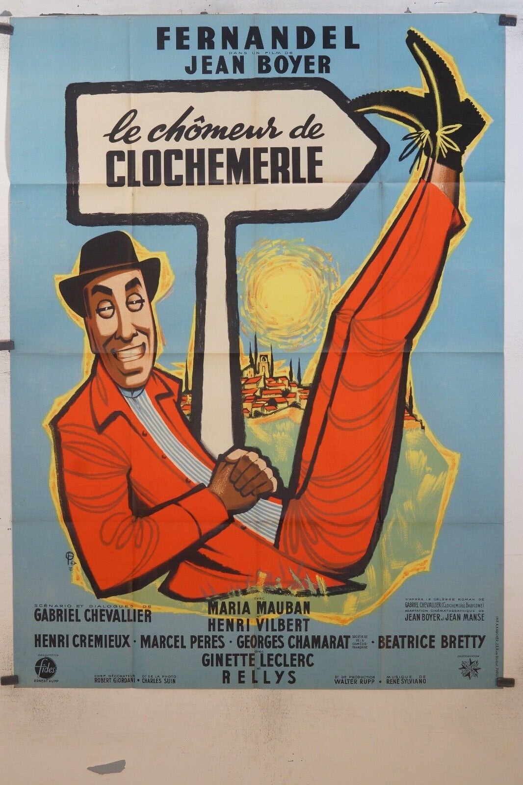 CHOMEUR DE CLOCHEMERLE (LE) ORIGINAL 120x160 | eBay