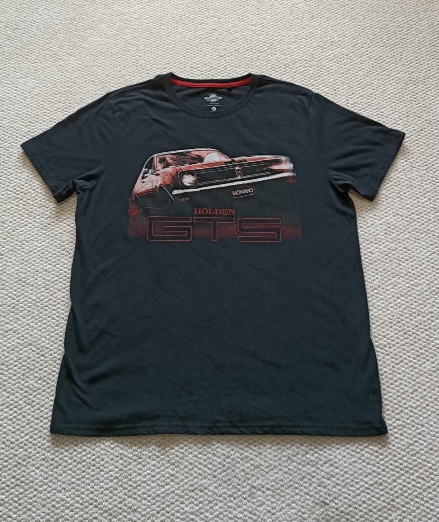 Genuine Holden GTS Monaro T-shirt Size XL Black Short… - Gem