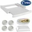 QPRO Washing Machine Tumble Dryer Universal Stacking Shelf Kit 60 x ...