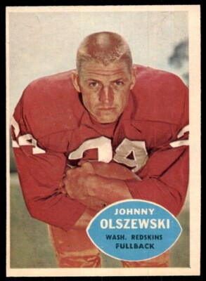 1960 Topps Johnny Olszewski Washington Redskins #125 | eBay