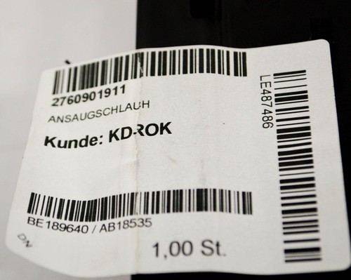 NEW MERCEDES BENZ GLE CLASS W166 LEFT AIR HOSE PIPE A2760901911 2013 ...