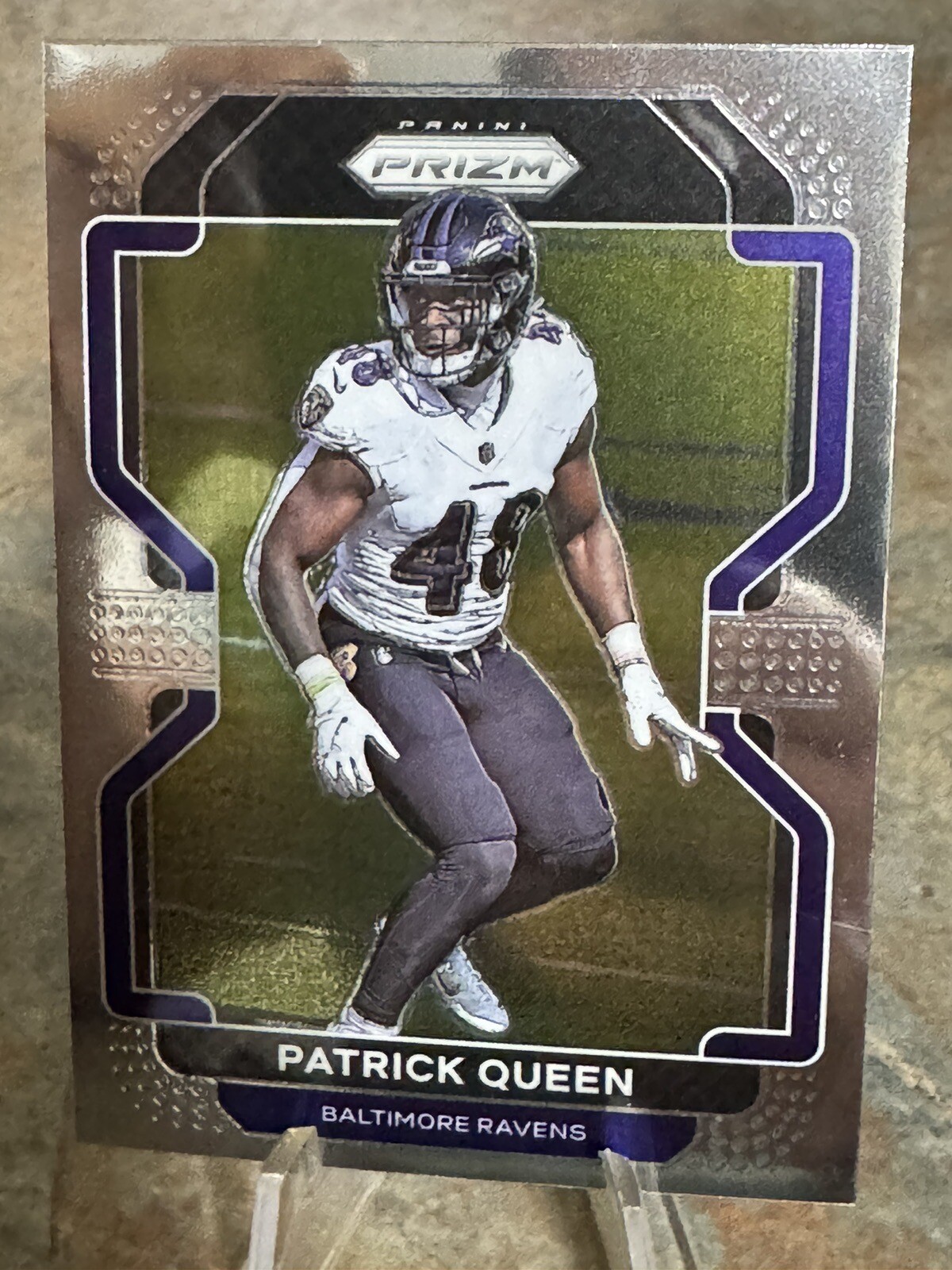 2021 Panini Prizm #285 Patrick Queen Baltimore Ravens football card | eBay