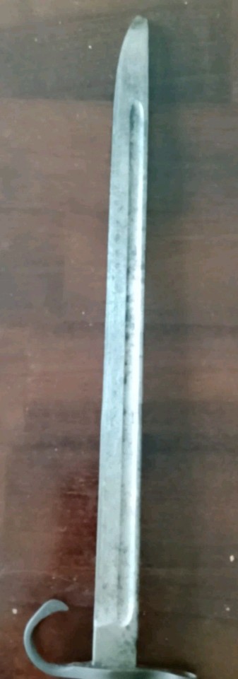 Original WWII Japanese Type 30 Arisaka Bayonet w/ Scabbard - Hooked ...