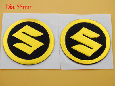 OEM 5.5cm Gas Tank Fairing Emblems Decal Sticker for Suzuki Motorcycle ...