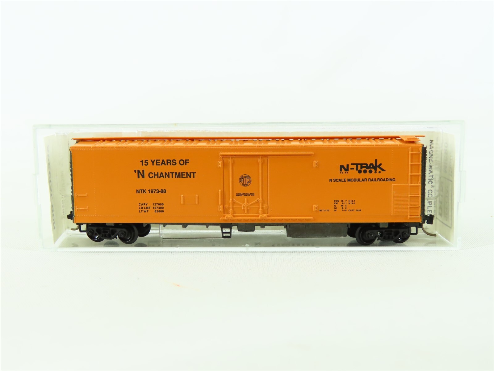 N Scale Micro-Trains MTL NSC 88-03 NTK N-Trak 15 Years 51' Mech Reefer ...