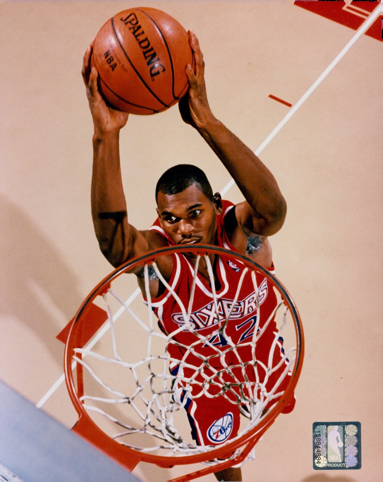 Jerry Stackhouse Philadelphia 76ers #42 Licensed NBA Unsigned Glossy ...