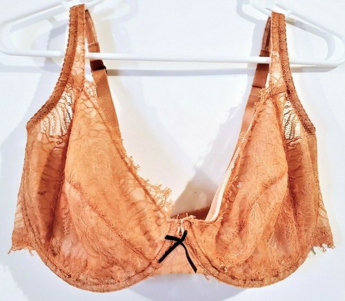 38FF Fayreform Conceptual Semi Sheer Lace Underwire Plunge Bra F73-410 ...