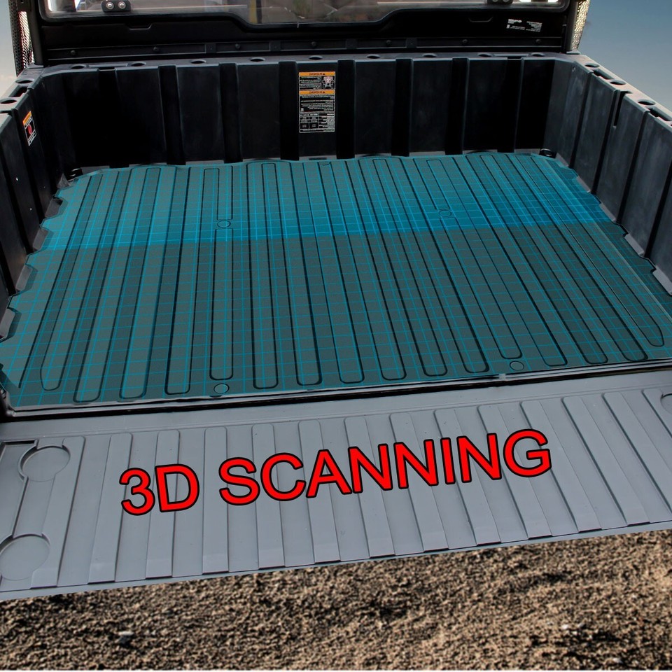 1PC TPE Rear Bed Mat Compatible with Polaris Ranger XP 1000 Crew 2018 ...