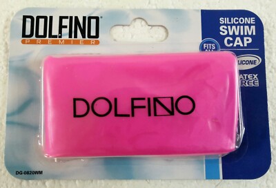 DOLFINO PREMIER Silicone Swim Cap Latex Free - Fits All Hypo - Pink | eBay