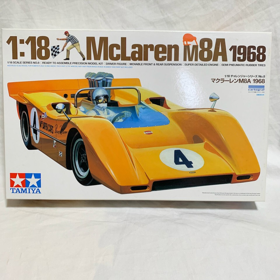 Tamiya 1/18 Series No.8 Mclaren M8A 1968 Cartograf Plastic Model Kit | eBay