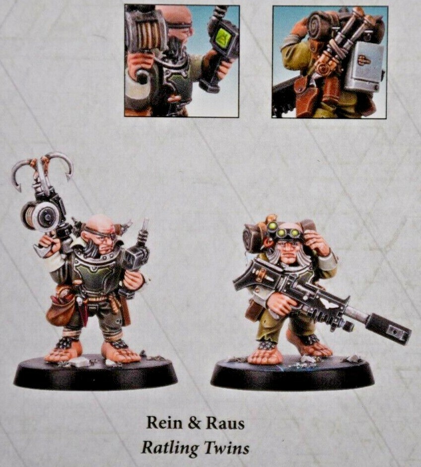 Warhammer 40k Blackstone Fortress Rein & Raus Ratling Sniper / Sapper ...