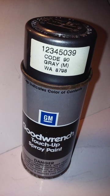 GM Goodwrench Touch-up Spray Paint Gray Metallic Code 90 WA 8798 5 Oz ...