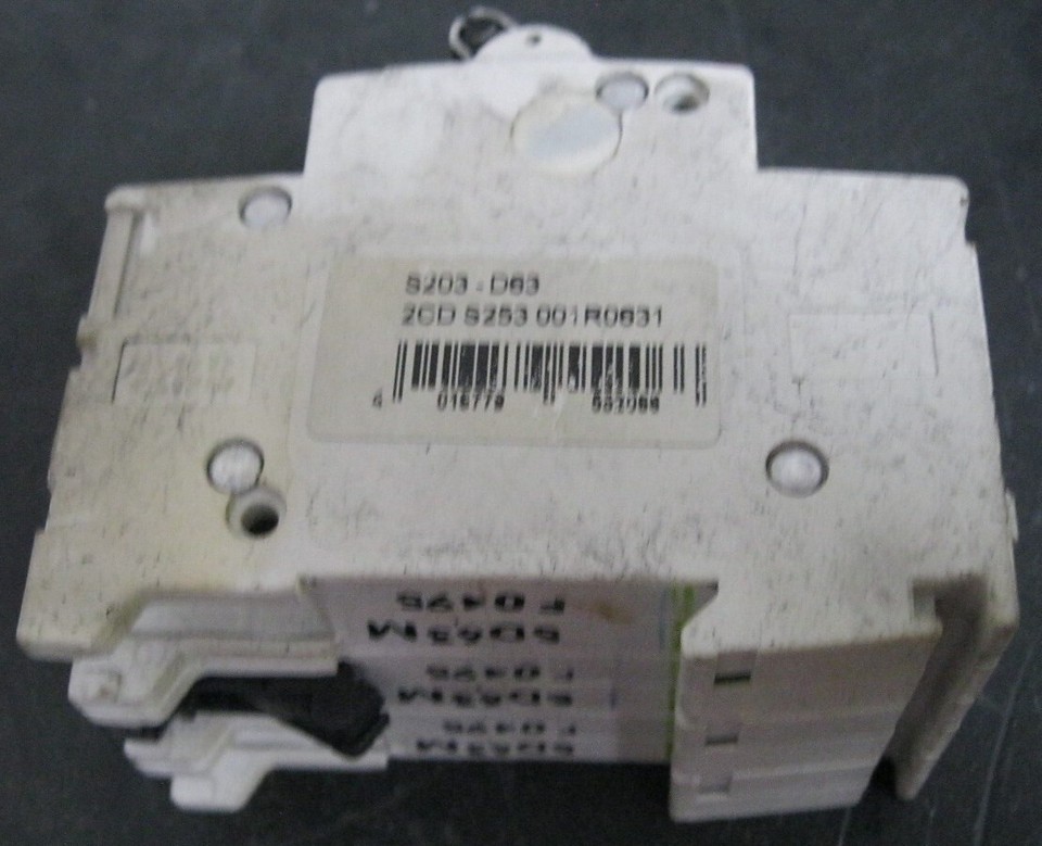 ABB S203-D63 Circuit Breaker 3P | eBay