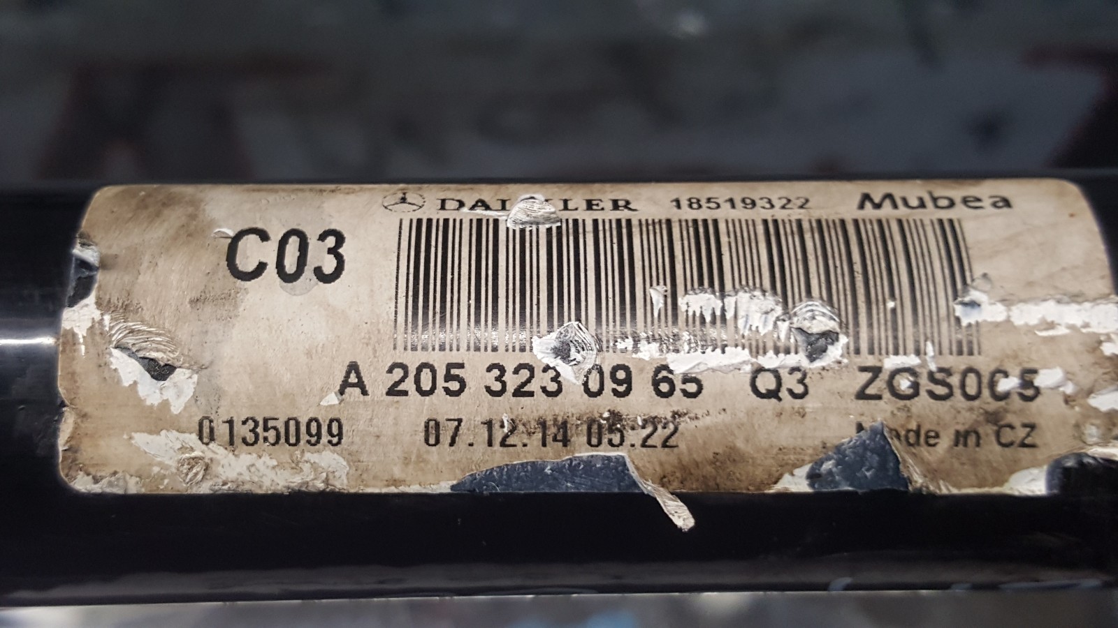 MERCEDES BENZ W205 C CLASS FRONT ANTI ROLL BAR A2053230965 | eBay