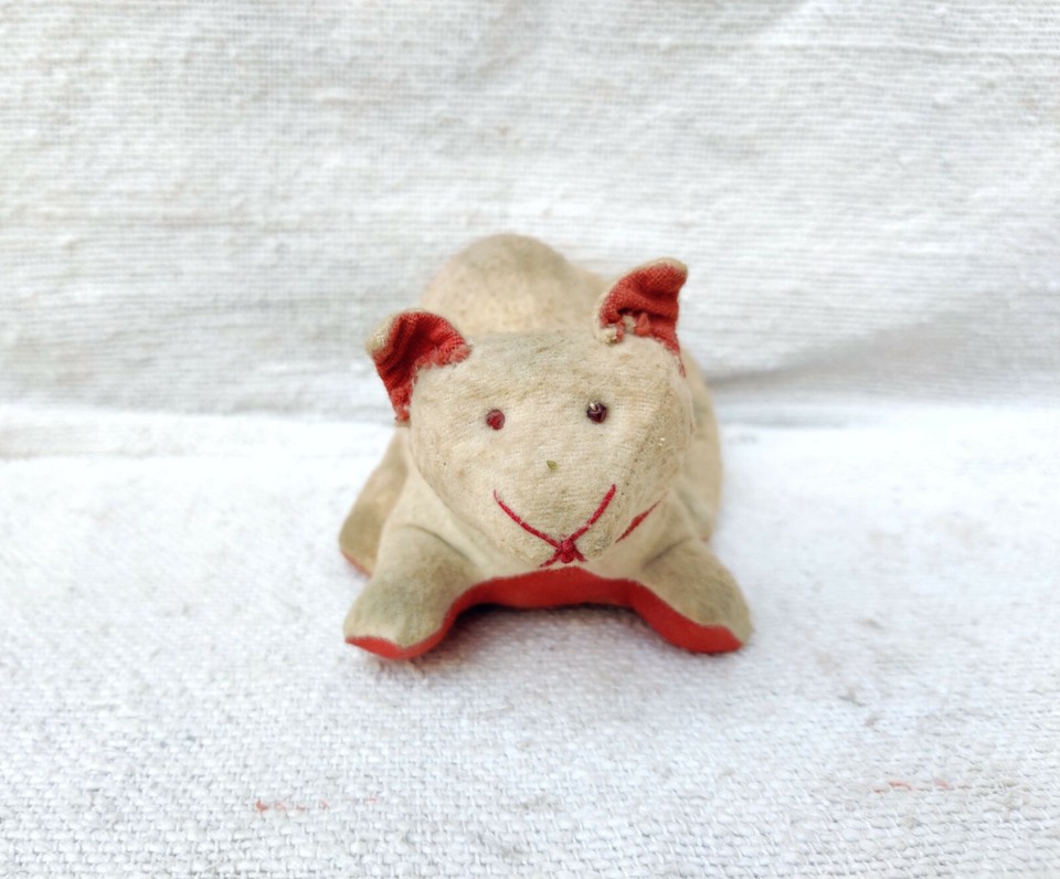 Vintage Rare Red & White Cat Plush Toy Stuffed Animal Soft Toy Cuddly ...