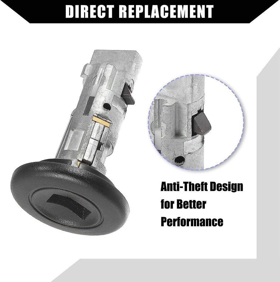 Ignition Switch Lock Cylinder W/ Keys For Chevy GMC Silverado Tahoe ...