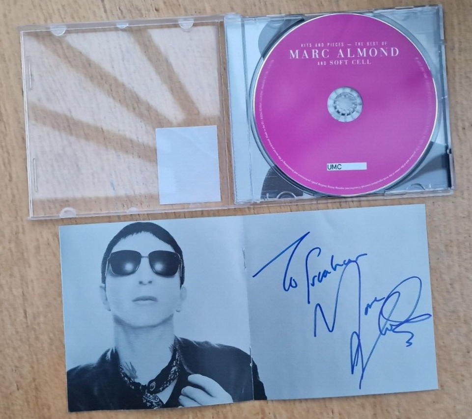 Hits and Pieces: The Best of Marc Almond and Soft Cell 2017 CD Signed ...