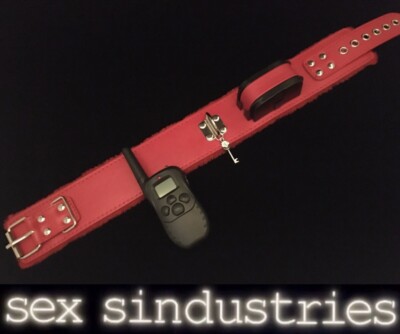 Strict Bondage Collar Restraint Electro shock Fetish kit Gimp Slave ...