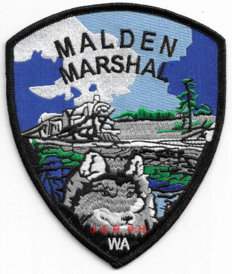 Malden Marshal "Locomotive, WA (4" x 5" size) shoulder police patch ...