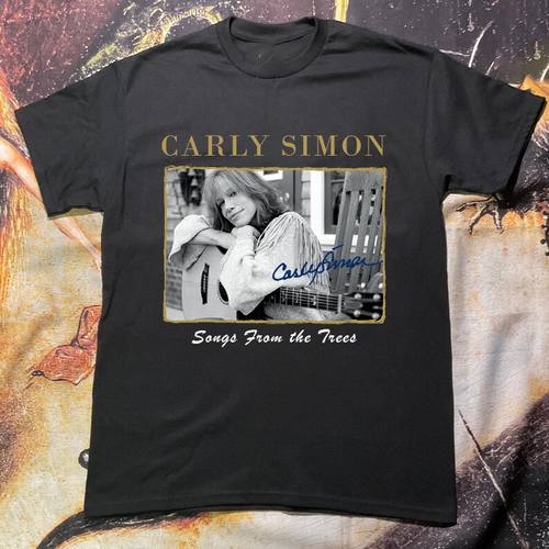 Carly Simon Songs From the Trees Album Signed Unisex T-Shirt All Size ...