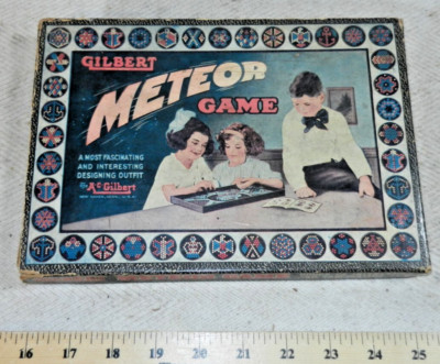 Gilbert "Meteor" Game Vintage 1900s - Incomplete and Damaged Box | eBay