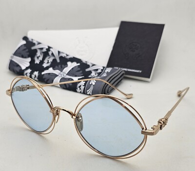 Chrome Hearts SEMENSTRESS Sunglasses GP 54-21 135 Gold Plated Frames ...