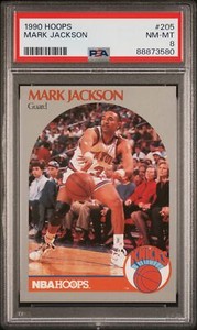 Mark Jackson 1990 Hoops #205 Base (Menendez Brothers in Background ...