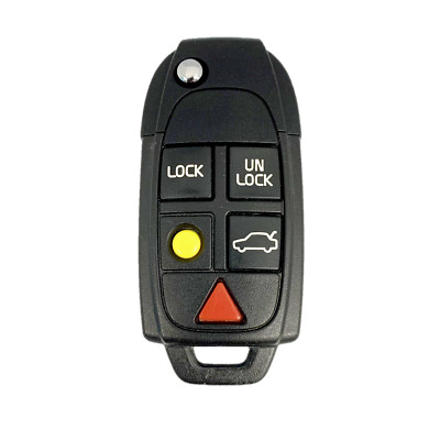 OEM VOLVO Keyless Remote Fob 5 Button Flip Key UNCUT OEM VOLVO LQNP2T ...