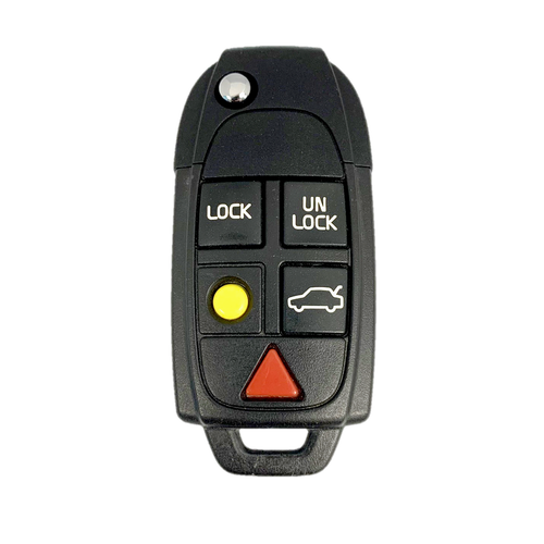 OEM VOLVO Keyless Remote Fob 5 Button Flip Key UNCUT OEM VOLVO LQNP2T ...