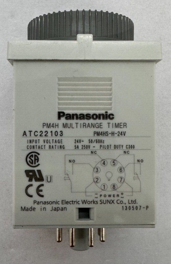 PM4H-S PANASONIC Multirange Timer PM4HS-H-AC24V 24VAC 5AMPS (75) | eBay