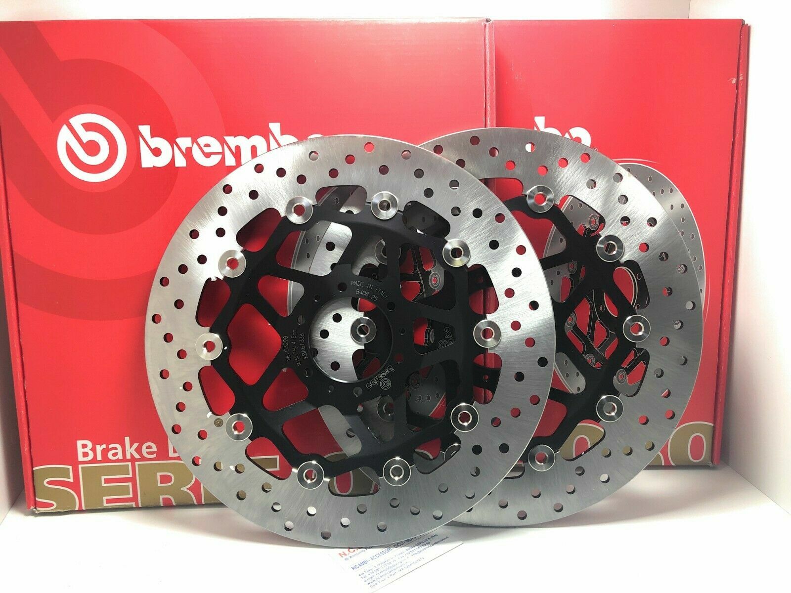 Brembo Floating Front Brake Discs 78B25 Honda CBR 600 F3 2008 2009 2010 ...