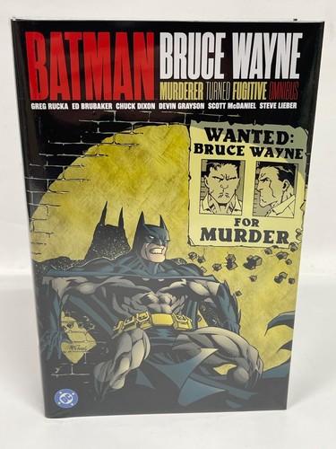 Batman Bruce Wayne Murderer Turned Fugitive Omnibus DC Comics HC New ...