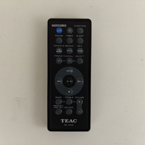 TEAC IPOD DOCK HIFI REMOTE CONTROL RC-1203 for TDX250i TDX300i | eBay