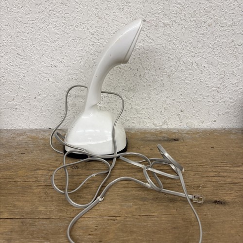 1960s/70s WHITE Ericophone Telephone with PUSHBUTTONS! Very hard to ...