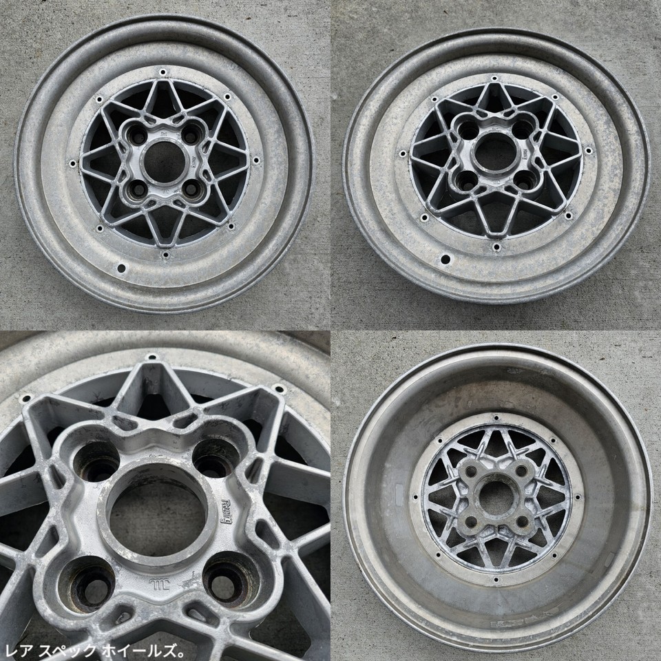 14x6 +10 Bell Racing BRS-EX 4x114.3 JDM 3pc Wheels Toyota Nissan Datsun ...
