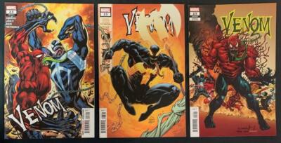 VENOM #23 MAIN, #23 HOMAGE VARIANT, #23 OTHER VARIANT BLACK WIDOW BONDS ...