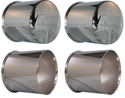 (2) OPEN (2) CLOSED 4x4 EAGLE ALLOYS 3117 WHEEL RIM CENTER CAP CHROME 5 ...