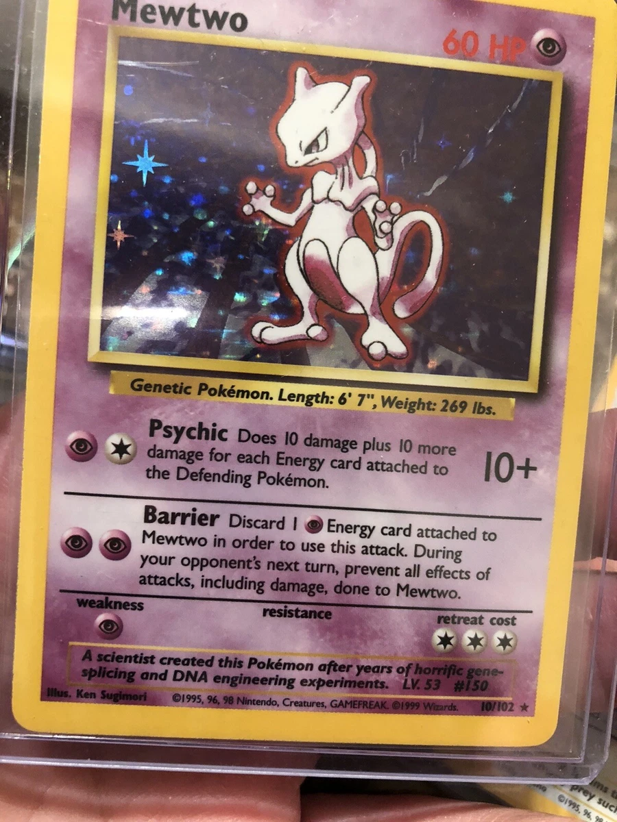 Mewtwo Card Original