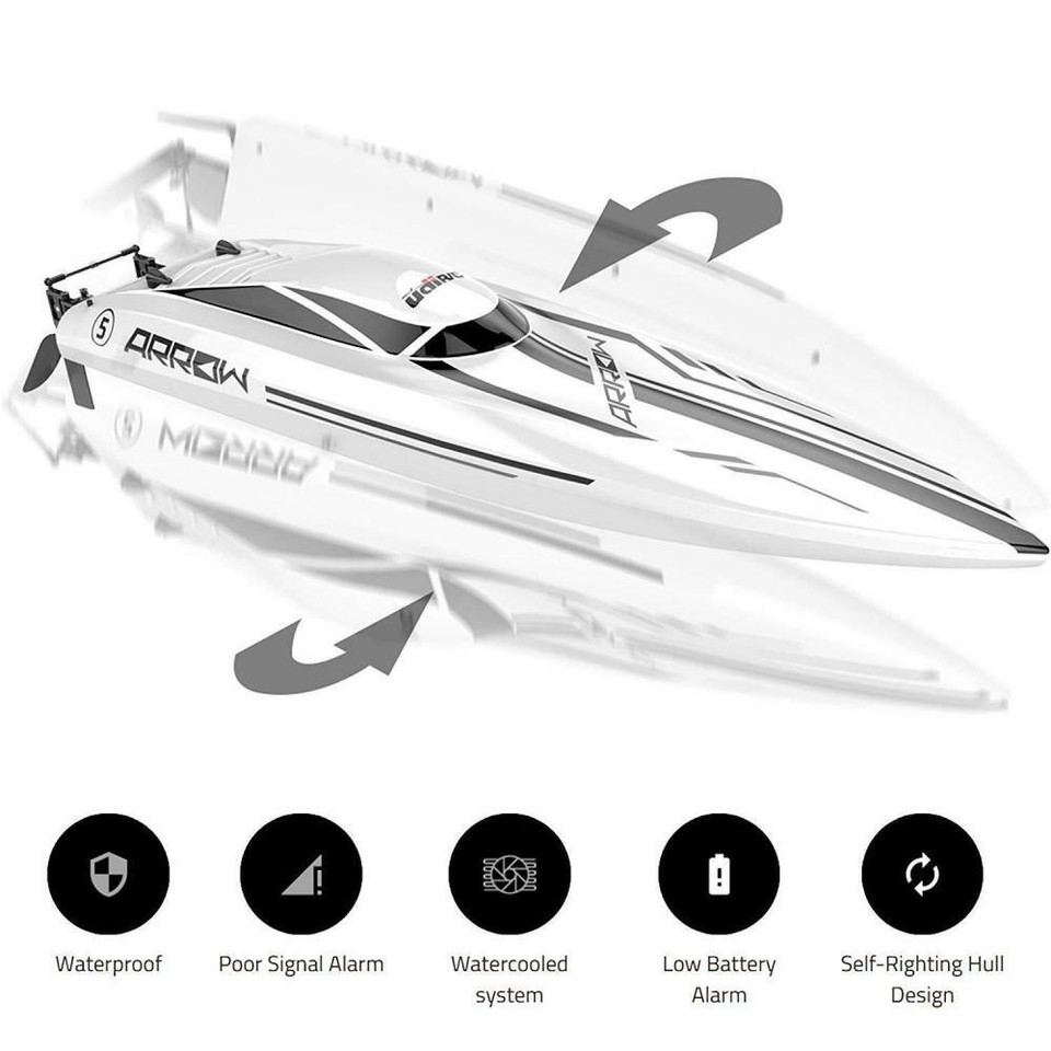 Brushless RC Racing Boat 50KM/H High Speed Remote Control Toy Boat ...