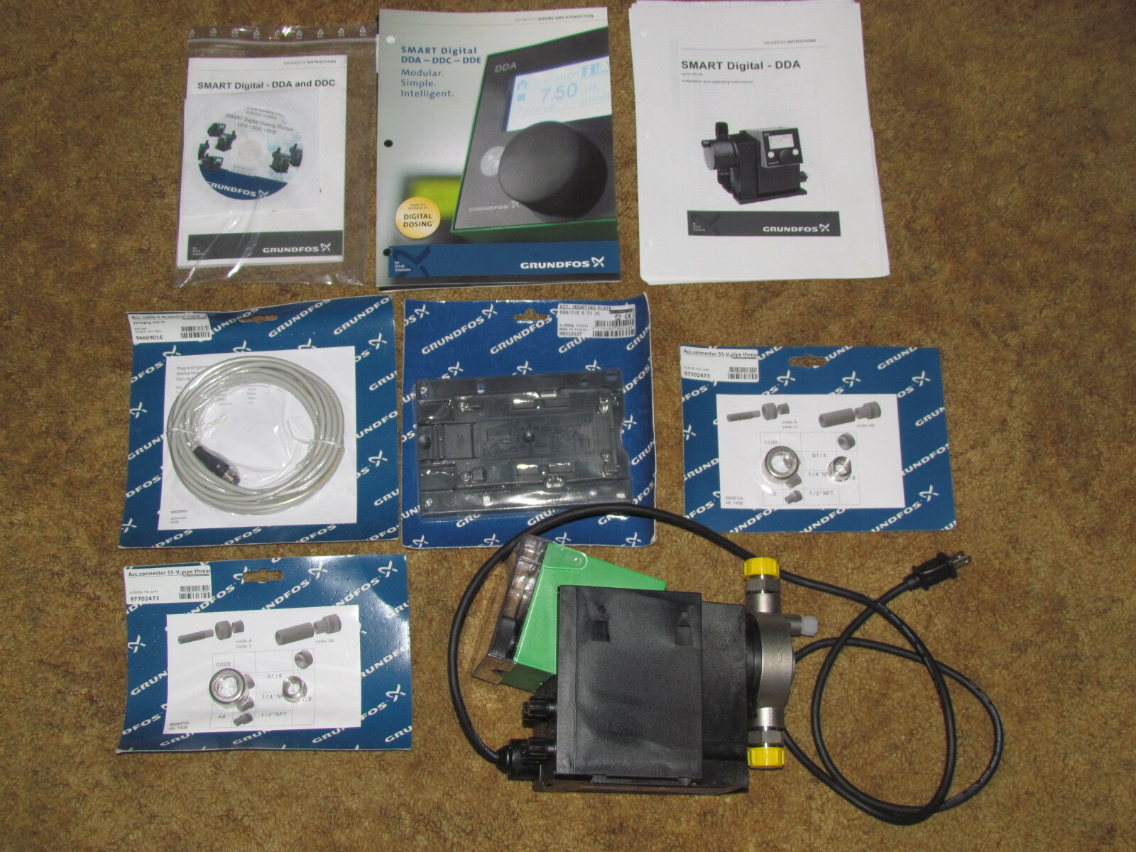 Groundfos 97722594 DDA-17-7 AR-SS/T/SS-F-31VVBG Digital Dosing Pump new ...