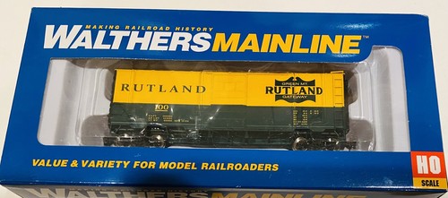 WALTHERS MAINLINE HO RUTLAND 40' PS-1 BOX CAR #100. SEE DESCRIPTION ...
