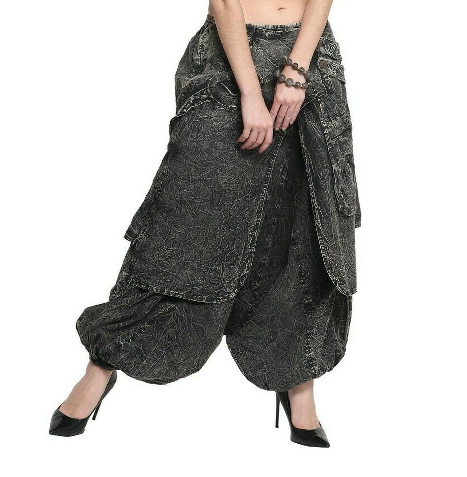 Haremshose Goa Hose Pumphose Aladin-Hose Ballonhose Yoga Damen Herren ...