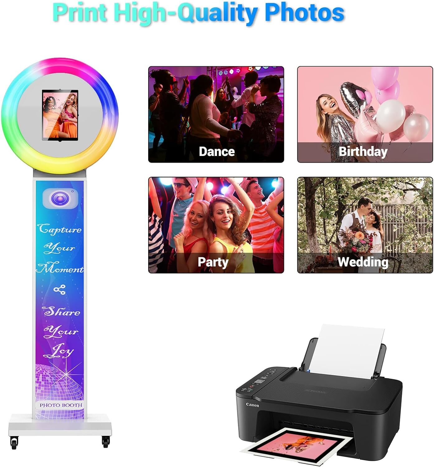 Ipad Photo Booth Portable Photo Booth Machine for ipad APP Control ...