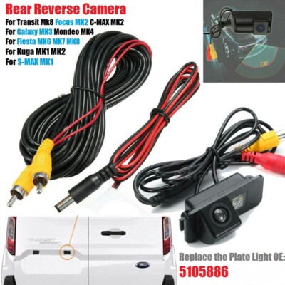 Reverse Camera For Ford Kuga Mk1 Mk2 S-Max C-Max Number Plate Light ...