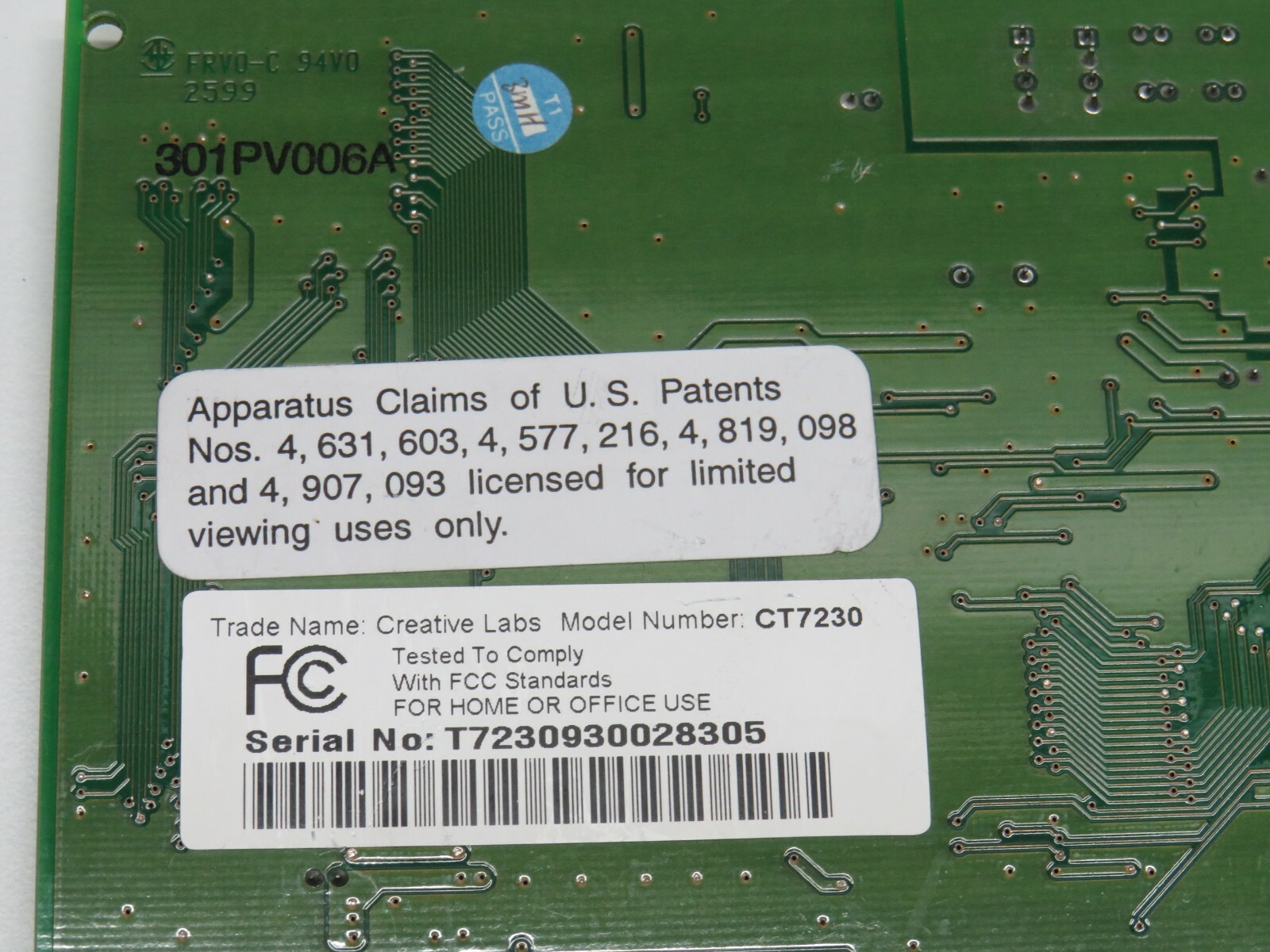 CREATIVE LABS DXR3 (CT7230) VINTAGE PCI DVD DECODER CARD | eBay